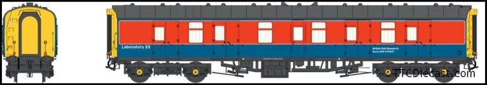 Heljan 4960 Mk1 BG RTC Red/Blue Laboratory 23 B4 Bogies O Gauge