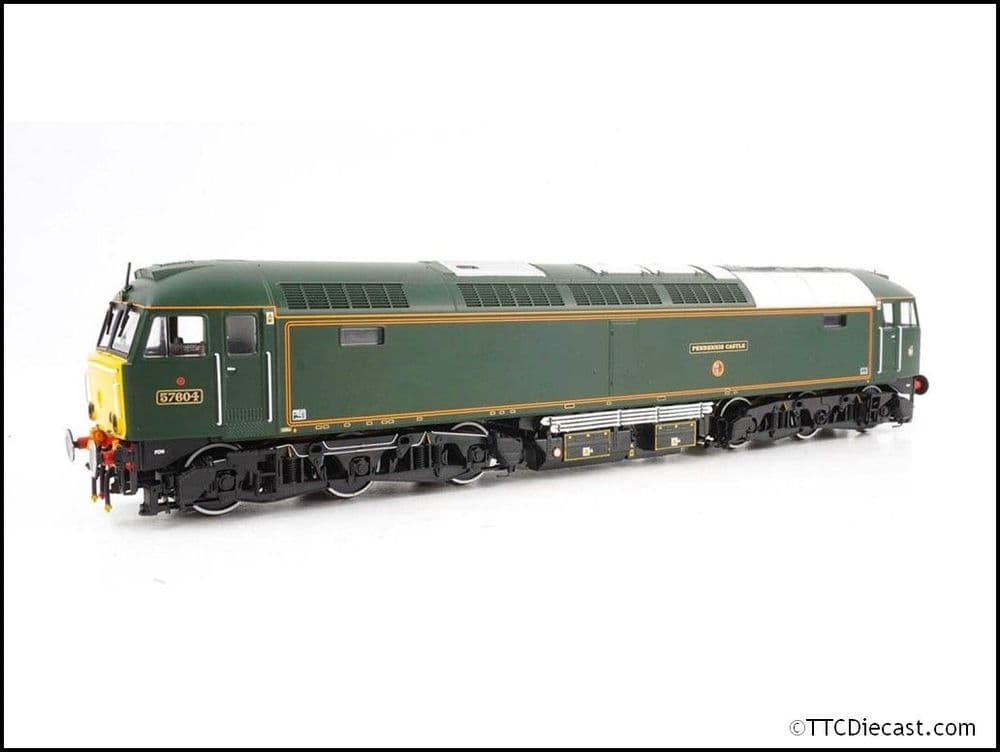 Heljan 5711 Class 57 604 Pendennis Castle GWR Pristine Lined Green - OO ...