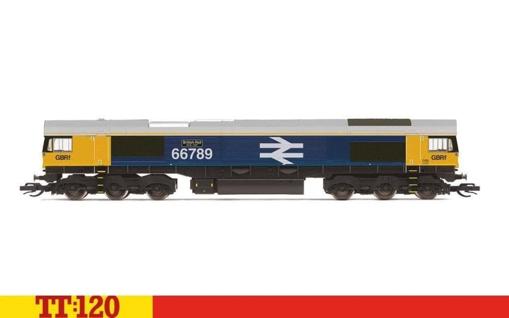 Hornby TT3020M GBRf Class 66 66789 British Rail 1948-1997 Era 11 TT Gauge
