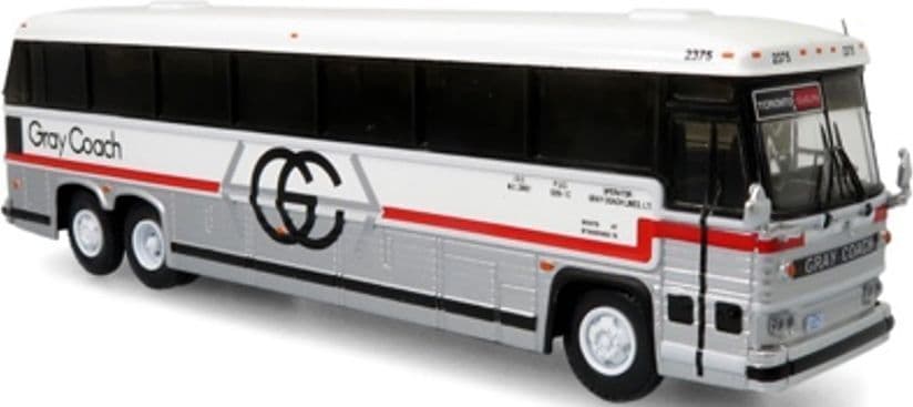 Iconic Replicas 870330 MCI MC-9 Crusader II Coach Gray Coach 1 87 Scale