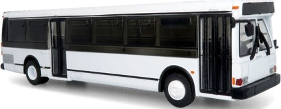Iconic Replicas 870406 Grumman 870 Transit Bus 1980 Blank White 1 87 Scale