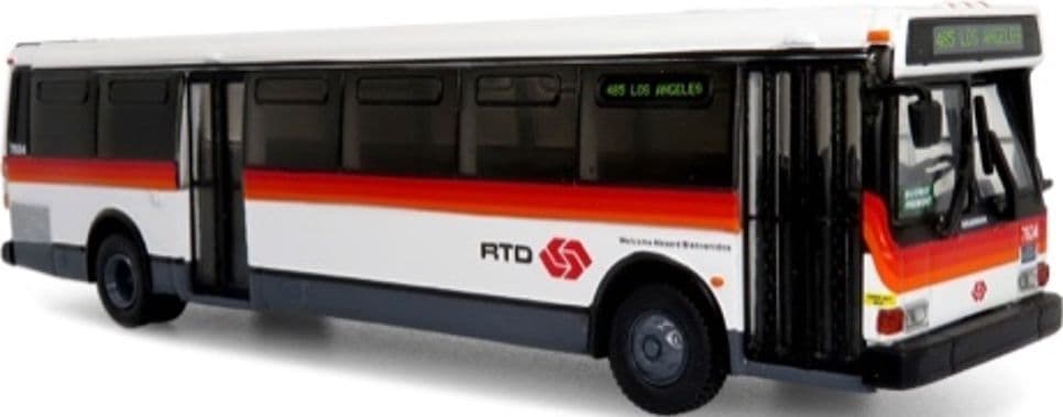 Iconic Replicas 870412 Grumman 870 Transit Bus Los Angeles 1980 RTD ...