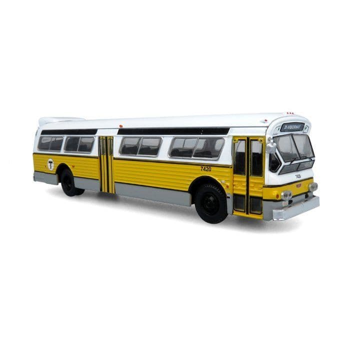 Iconic Replicas 870453 Flxible 53102 Transit Bus MBTA Boston 1/87 Scale