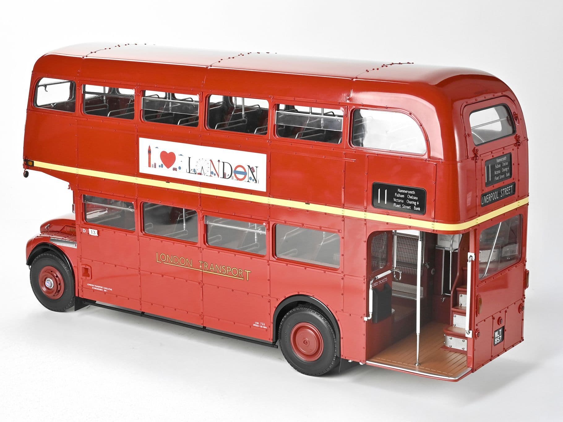 IXO Collections 1/12 Scale Routemaster Bus Highly Detailed Metal ...