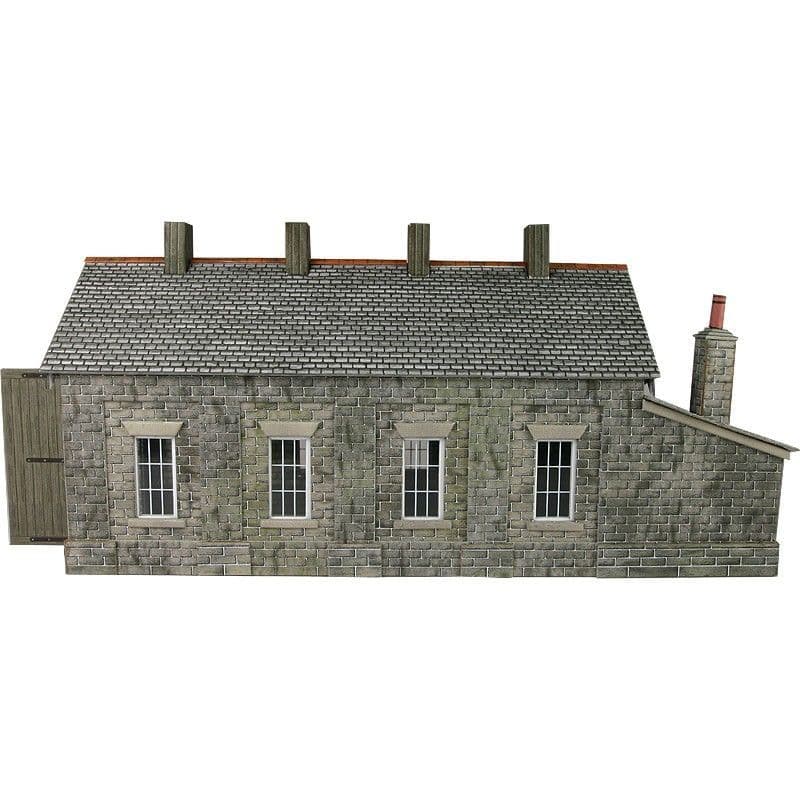 Metcalfe PO332 00/H0 Scale Single Engine Shed - Stone