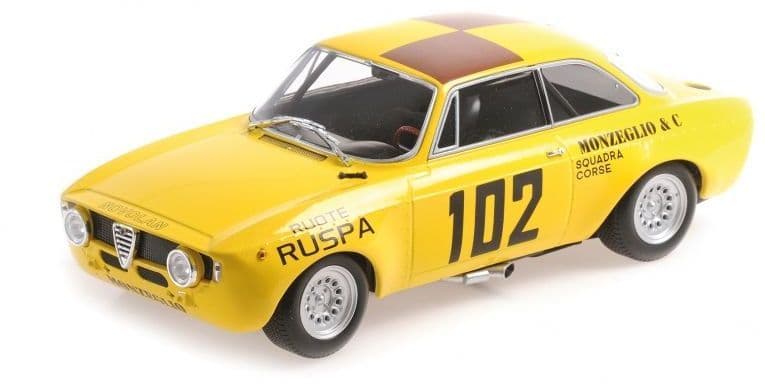 Minichamps MIN 155 711202 Alfa Romeo GTA 1300 Monzeglio Squadra Corse ...