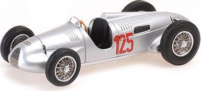 Minichamps MIN 410 392125 Auto Union Typ C/D Bergrennwagen - Hermann 1/ ...
