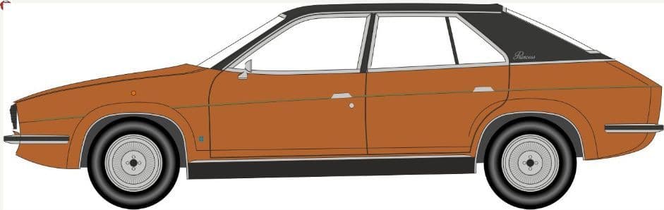 Oxford 76BLP006 BL Princess Reynard Metallic 1/76 Scale