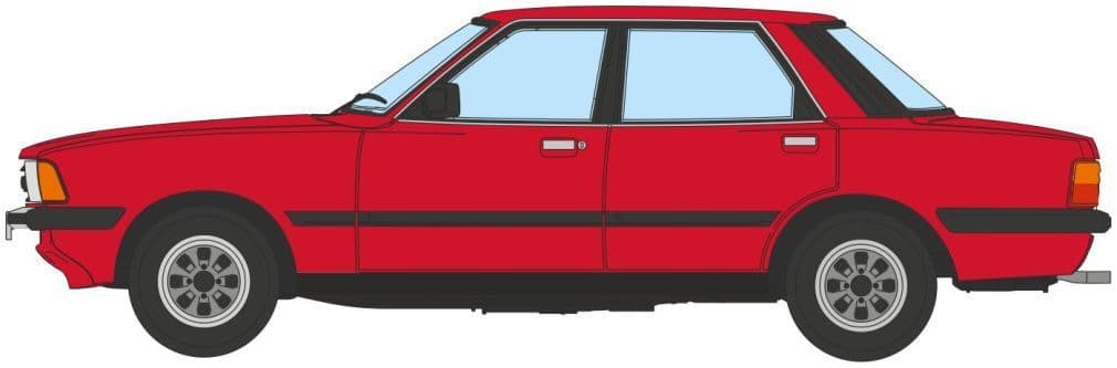 Oxford 76FC5001 Ford Cortina Mk5 Cardinal Red OO Gauge 1/76 Scale