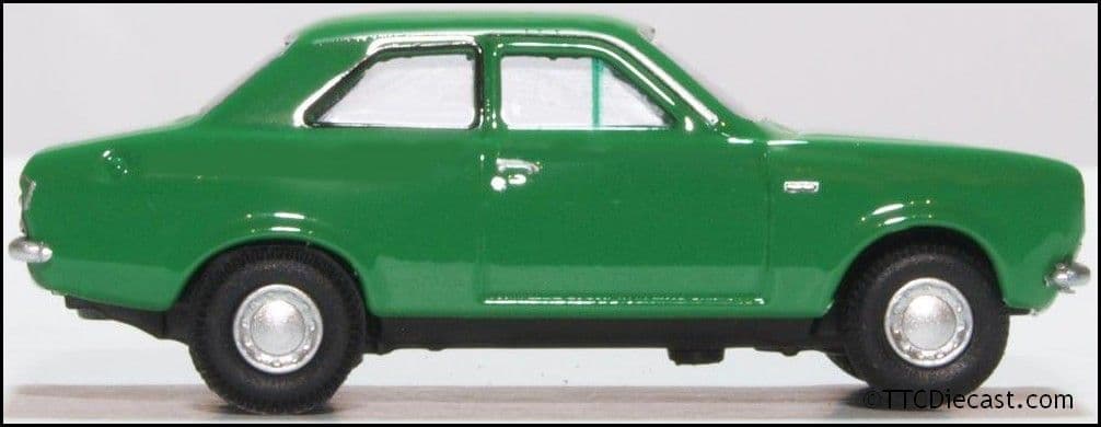 Oxford 76FE001 Ford Escort Mk1 Modena Green LAST FEW