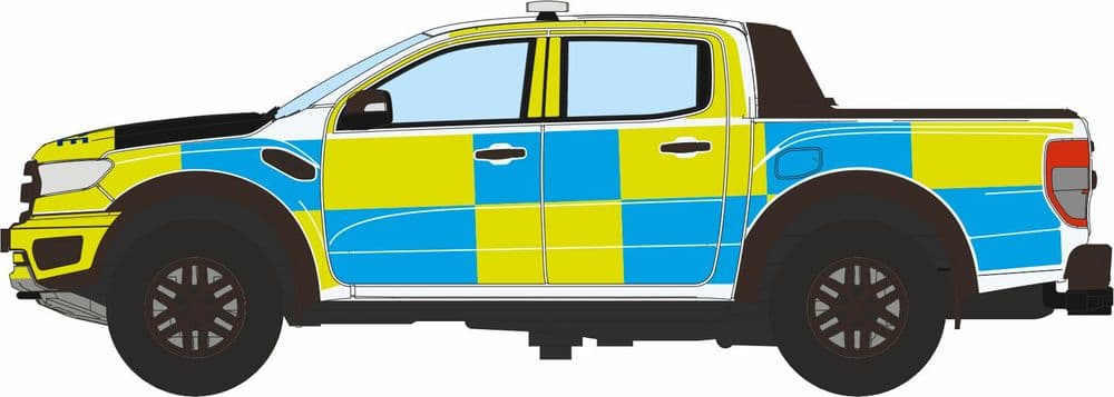 Oxford 76FR006 Ford Ranger Raptor South Wales Police 1/76 Scale OO PRE ...