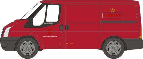Oxford 76FT002 Ford Transit Van Royal Mail L Roof OO Gauge 1/76 Scale