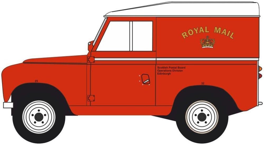 Oxford 76LR3S008 Land Rover Series III Royal Mail OO Gauge - PRE ORDER 9 95