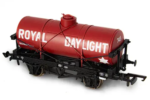 Oxford 76TK2010 12T Tank Wagon - Royal Daylight No 745 OO Gauge
