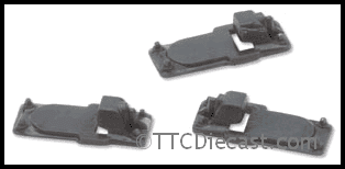 Peco IL-113 Slide Rail Baseplates for Code 82 rail