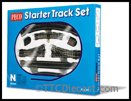 Peco ST-100 Setrack OO/HO Starter Track Set complete boxed
