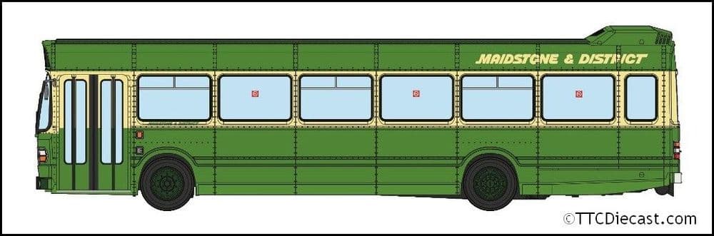 Rapido 941006 Leyland National Maidstone & District green/cream SKR556R ...