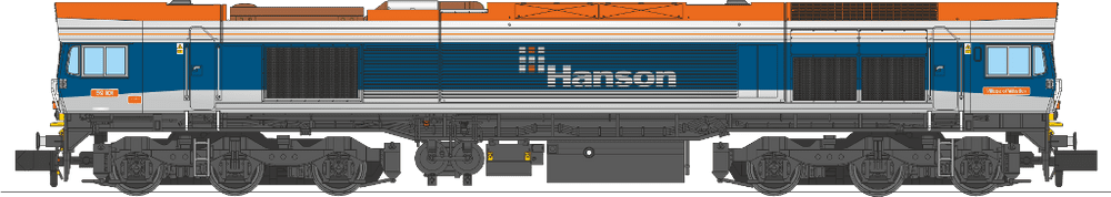 Revolution Class 59/1 59103 Village of Mells - Hanson livery - N Gauge ...