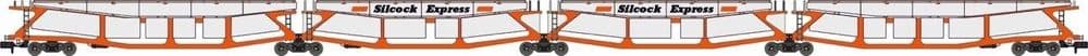 Revolution RT-N-CAR4-114A Quad set Cartic 4 car carrier Silcock Express ...
