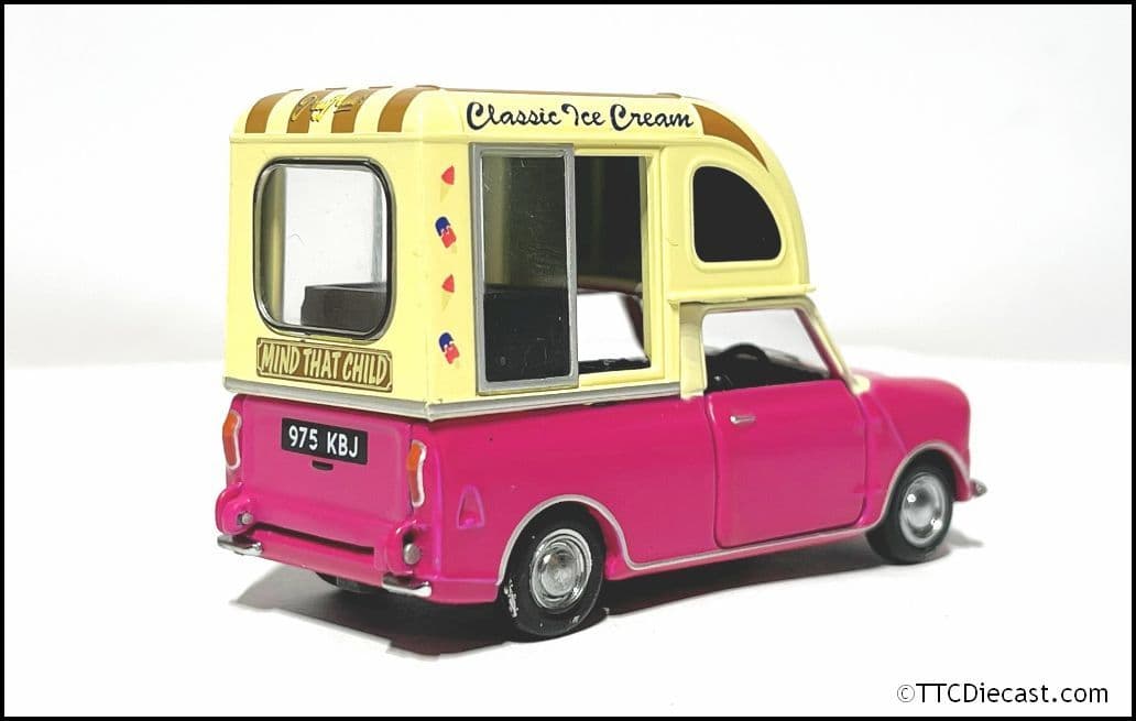 Tiny ATC65341 Morris Mini Van Ice Cream - Burgundy 1 50 Scale