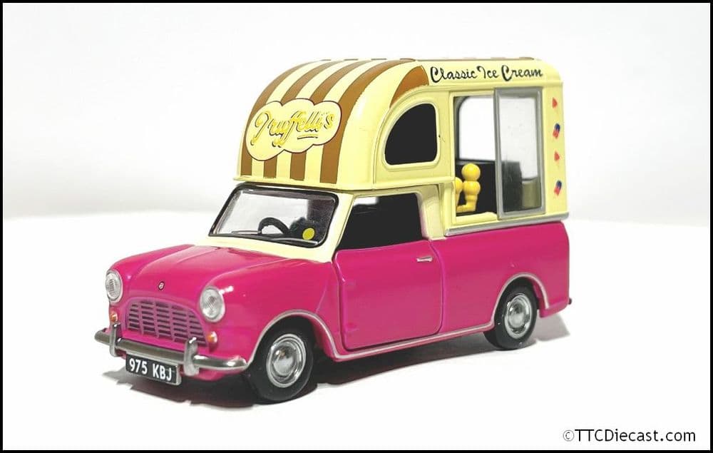 Tiny ATC65341 Morris Mini Van Ice Cream - Burgundy 1 50 Scale