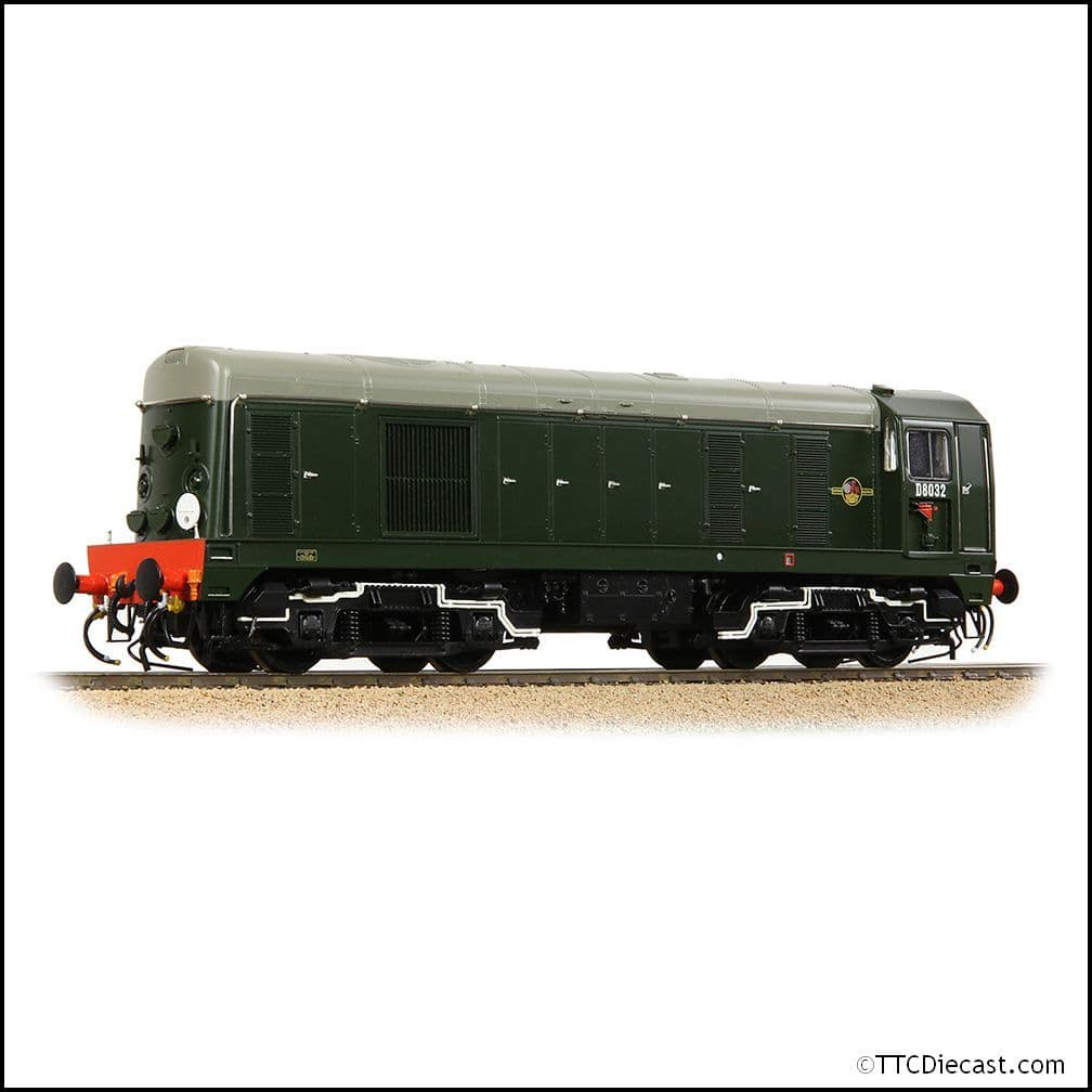 z Bachmann 35-352 Class 20/0 D8032 BR Green Late Crest - OO Gauge