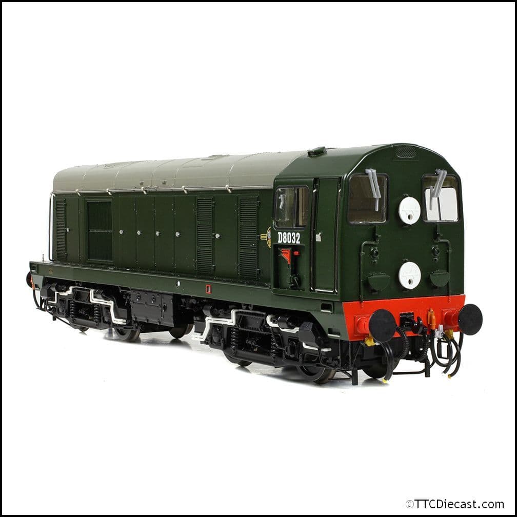 z Bachmann 35-352 Class 20/0 D8032 BR Green Late Crest - OO Gauge