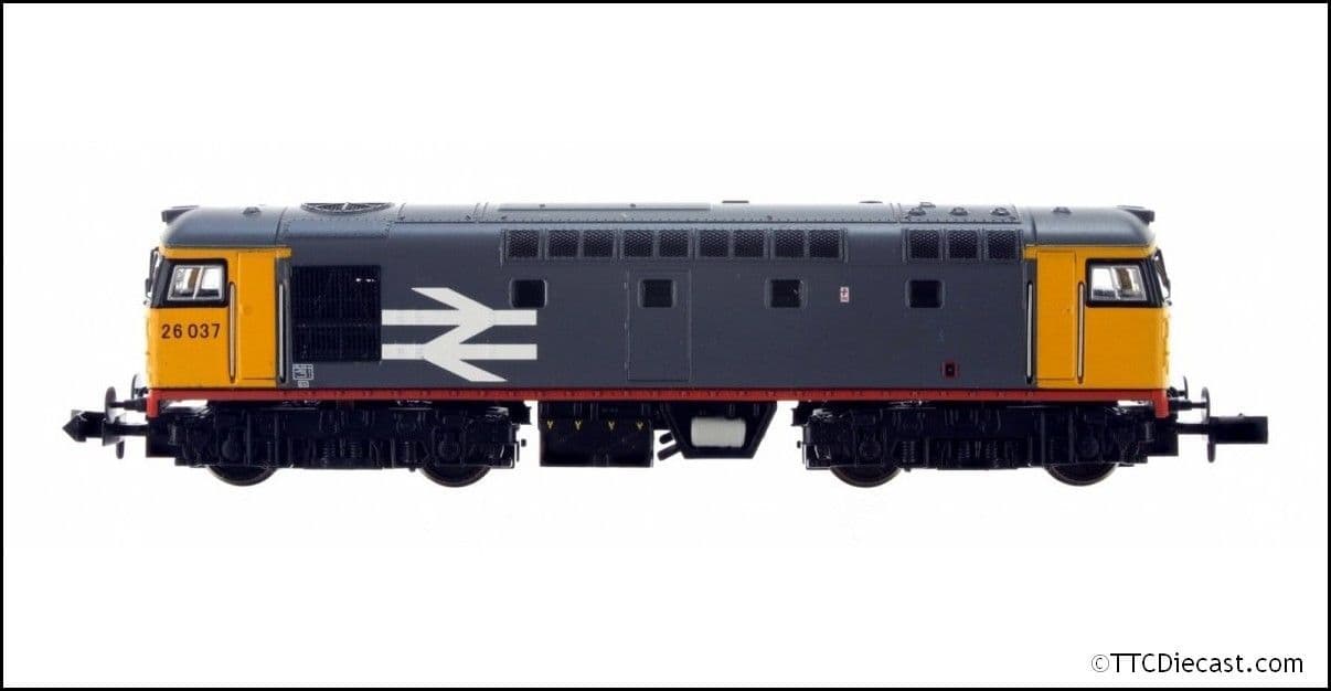 Z Dapol 2D-028-004 Class 26 26037 BR Railfreight Grey - N Gauge