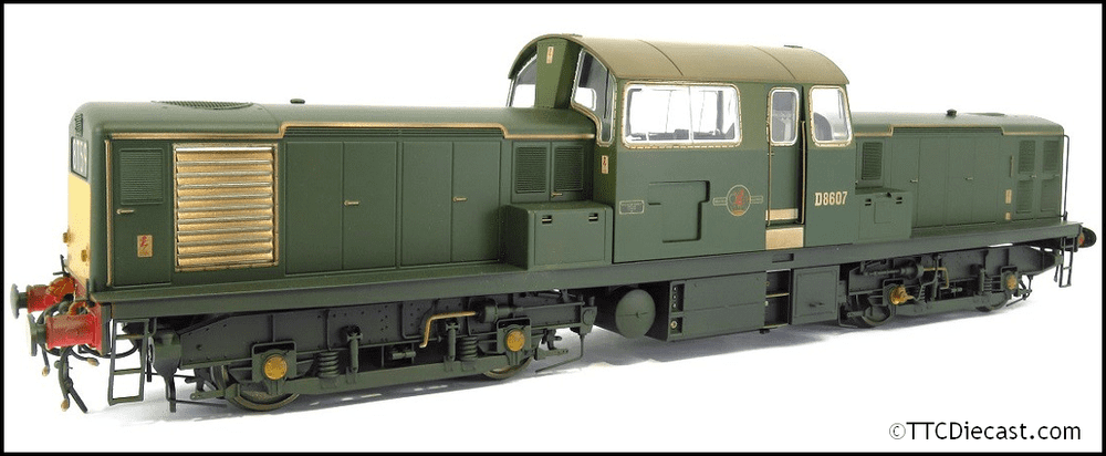 z Heljan 1753 Class 17 Clayton D8607 BR green small yellow panels ...