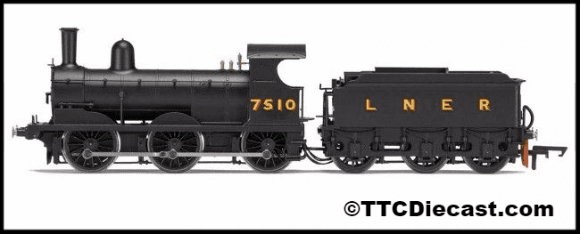 z Hornby R3380 LNER 0-6-0 7510 J15 Class - 7510