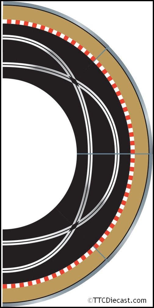 Scalextric C8510 Track Extension Pack 1 - Racing Curve