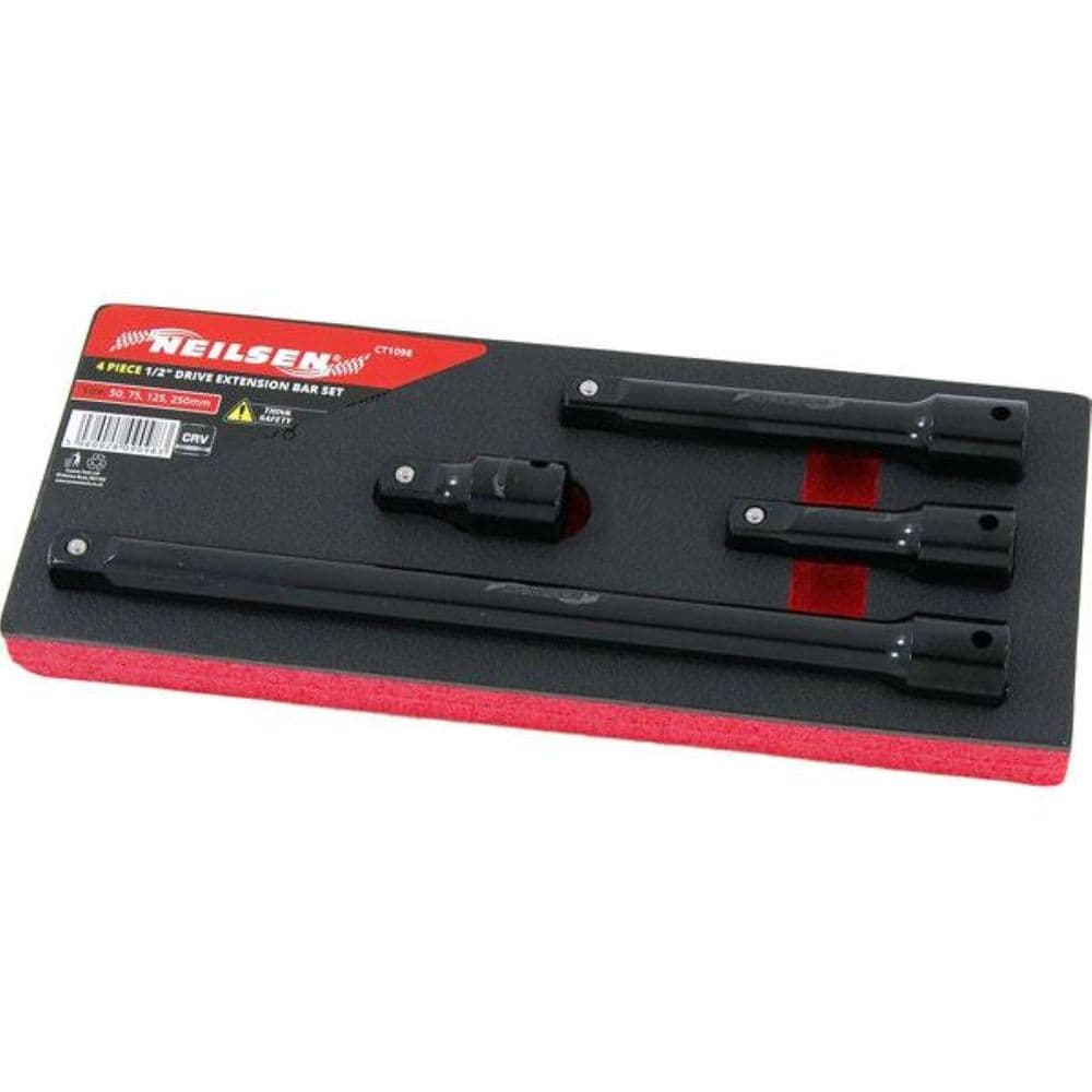 1/2" Drive 4 Piece Impact Extension Bar set