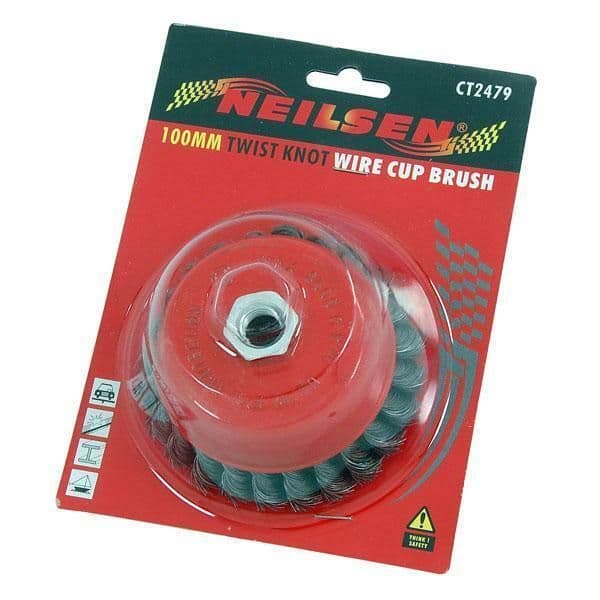 Wire cup brush knot type store