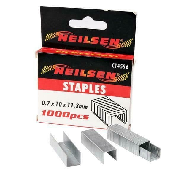1000 Pce Flat Wire Staples 10mm