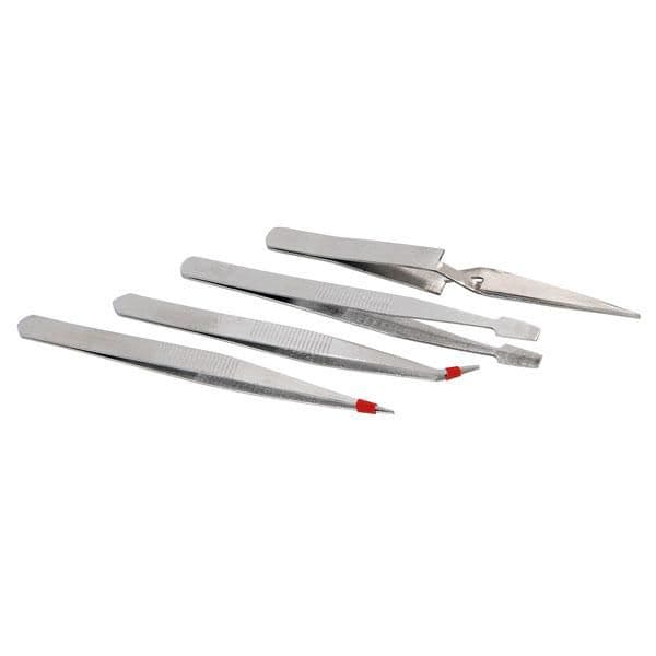 4 Pce Hobby Tweezer Set