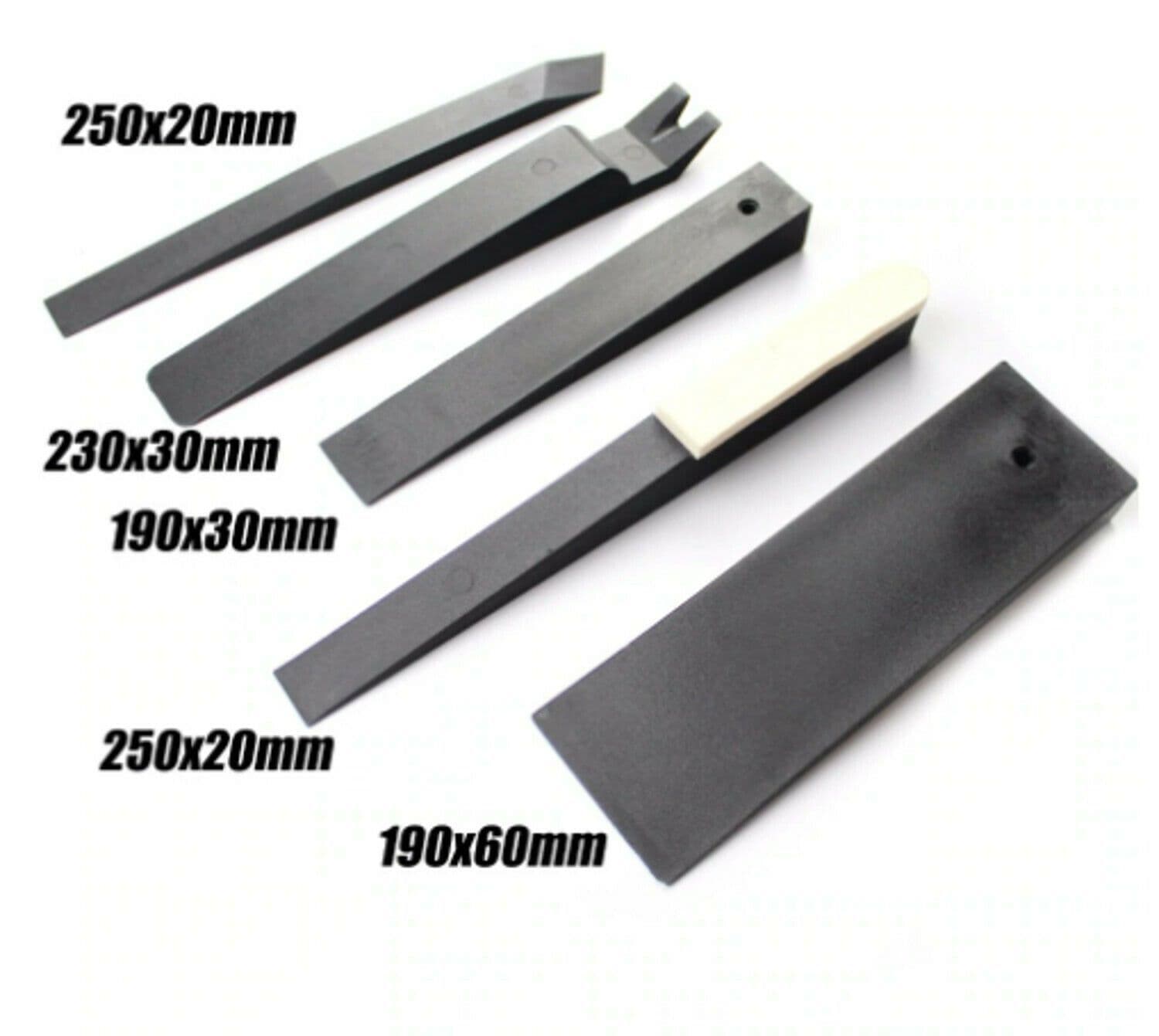 Bodywork Wedge Set 5pc Plastic