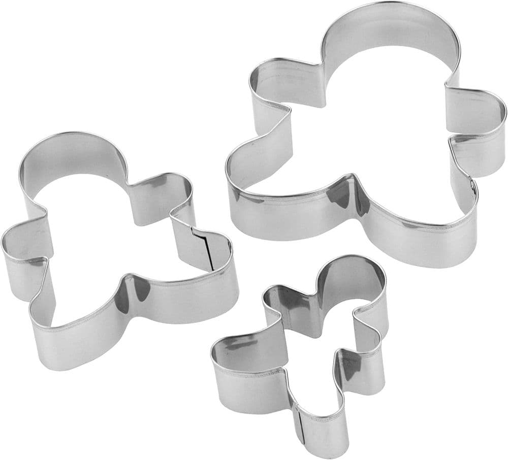 Gingerbread Man Cutter Set - 3pce