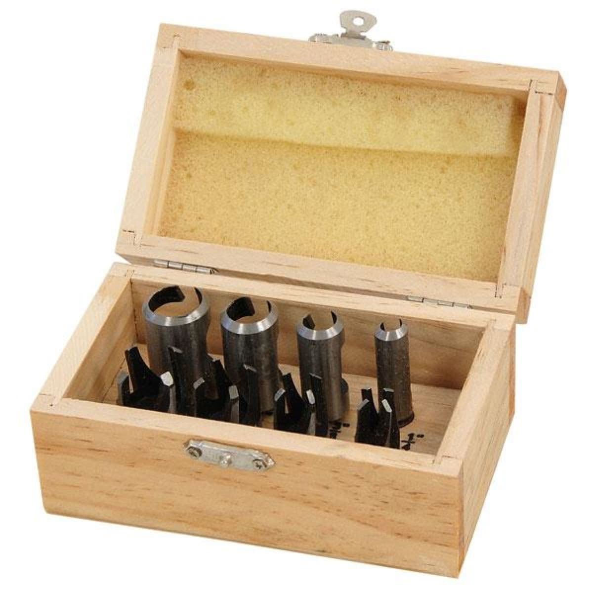 Hole and wood Plug Cutting Tool Bit Set - 8 Piece