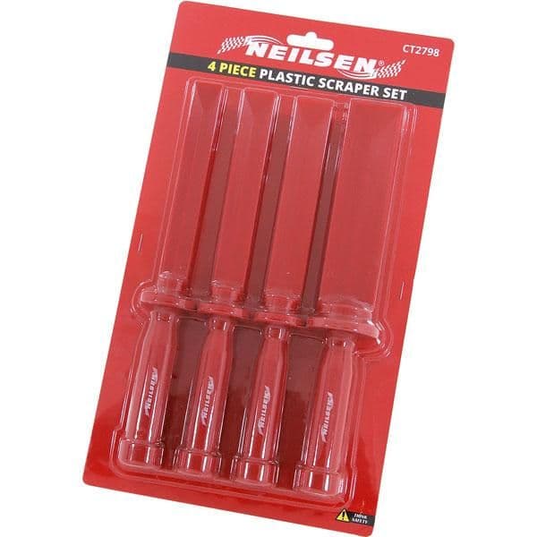 Plastic Scraper Set for removing glued weights from rims and trims from ...