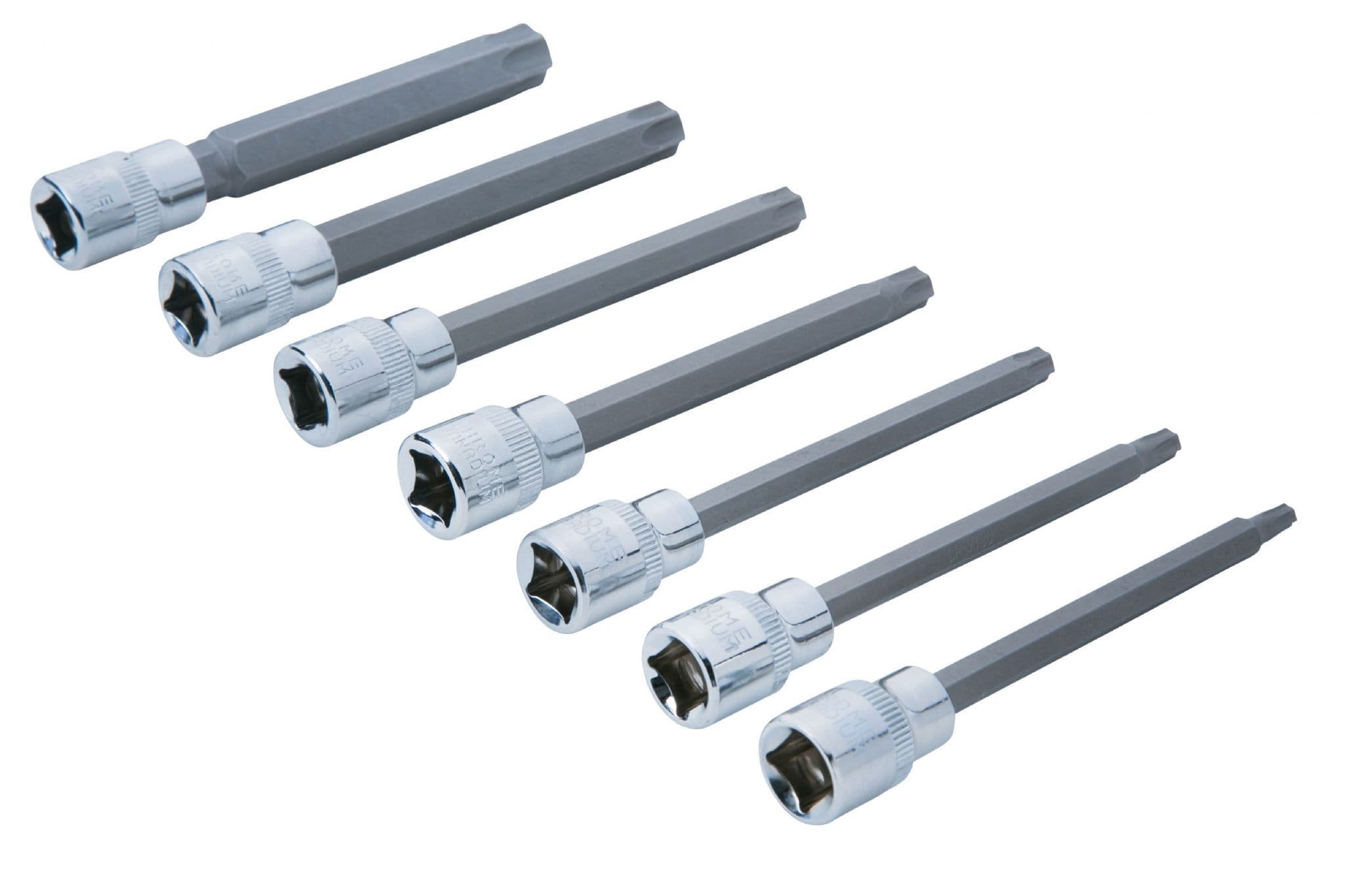 Torx Socket Bit Set - Long - 3/8"