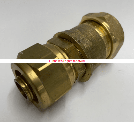 ANTLER 20mm Underfloor Pipe MLP/PEX x 22mm Copper Coupler - Bespoke Part