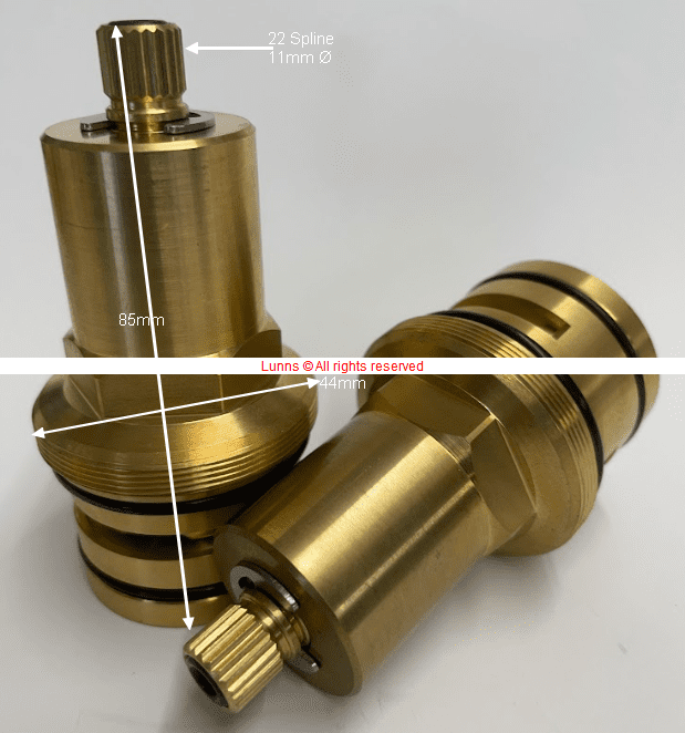 Armitage21 Convex TMV3 Mk1 11mm Spline Shower Cartridge SC9-1B ...