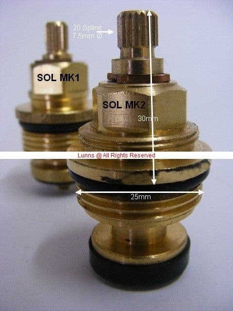Crosswater20 Sol REPLACEMENT Shower Flow Valve GP0012051 for RV1102RC ...