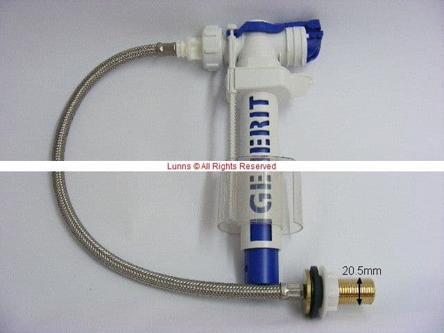 Geberit Float Valve c/w 1/2" Male Hose EDL 2-5