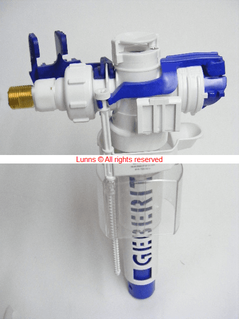 Geberit Inlet Float Valve c/w Blue Antler Bracket Clip - Bespoke Part