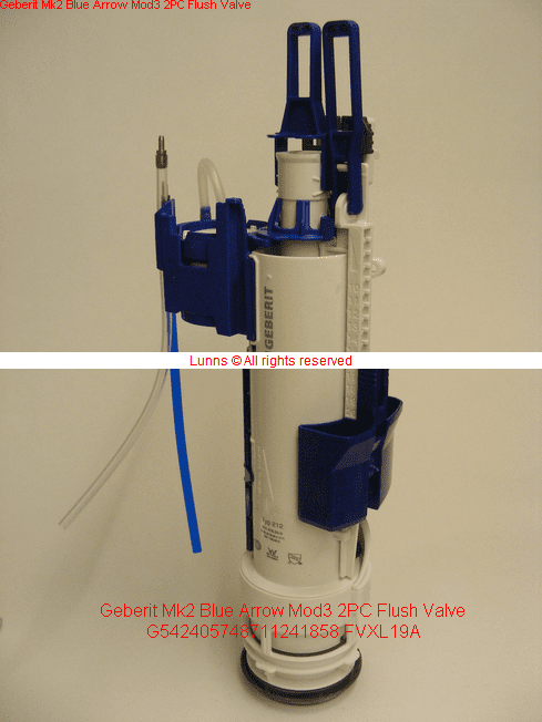 Geberit Mk1 Blue Arrow Mod3 2PC Flush Valve G542405748711241858 FVXL19A