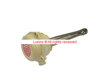 Howden RX107 6kw 15" Industrial Immersion Heater - Bespoke Part