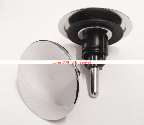 Kelvin P7 Chrome Dome Stem Clicker Basin or Bath Plug - Bespoke Part