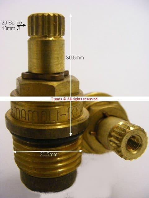 Mamoli20 17 Mk1 KK NF Compression Washer Valve 30 5mm T20-83-3 ...