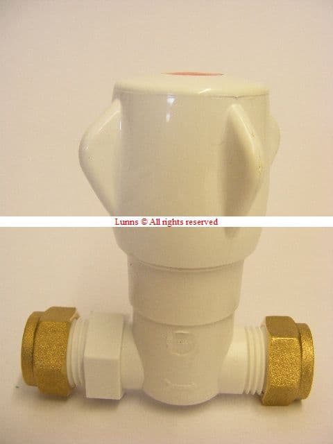Opella 15mm Straight Plastic Inlet Valve B54855